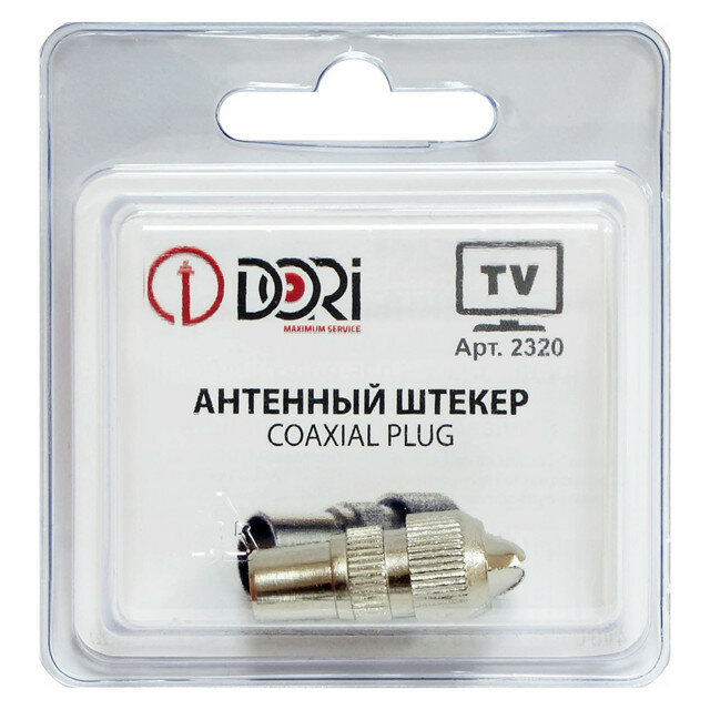 Штекер антенный DORI металл