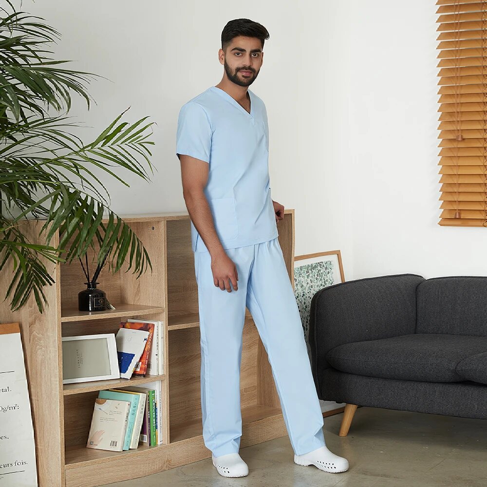 Комплект медицинской формы VIAOLI Голубой, L, sky blue