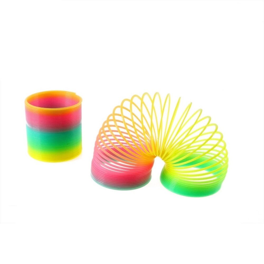 Игрушка антистресс радуга пружинка слинки для детей, 6,5 х 6,5 см
