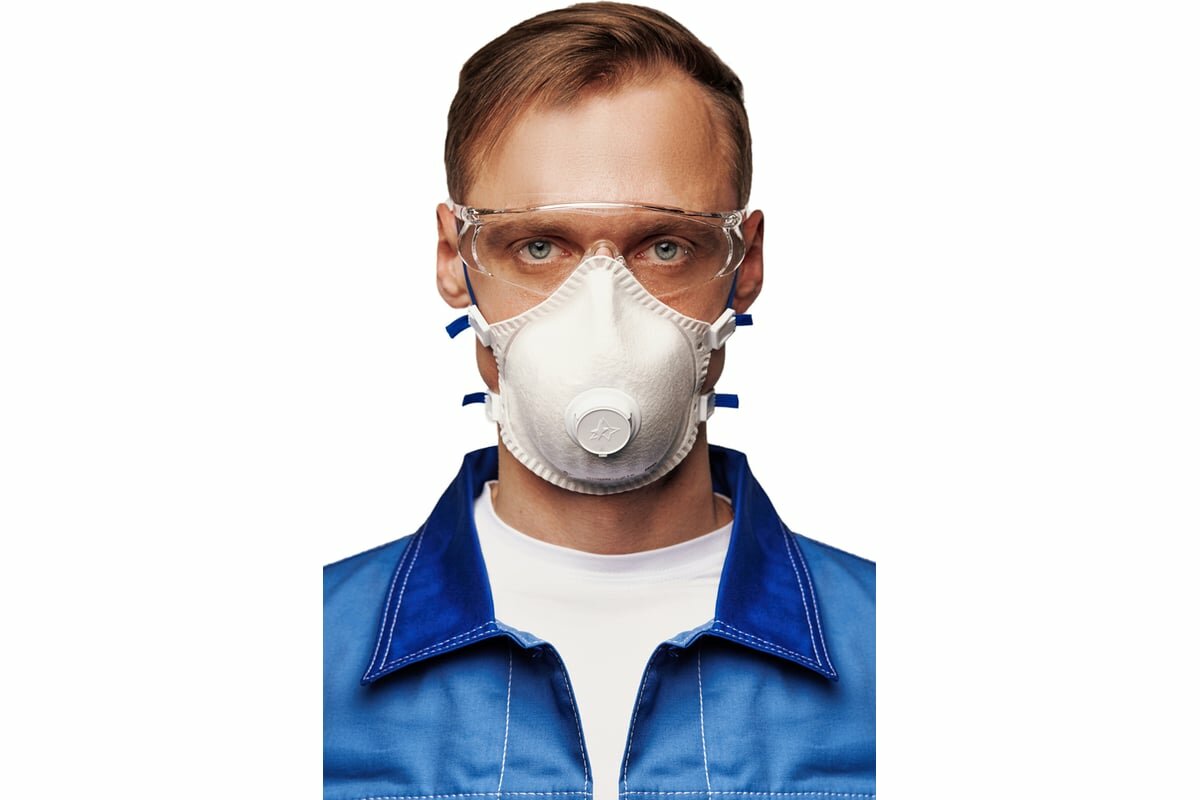 Юлия 219 респиратор с клапаном FFP2RD 20478 - защита дыхательных путей от пыли и вирусов