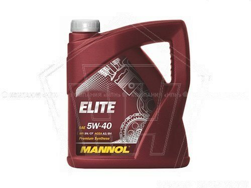 Масло mannol моторное 5w-40 elite ( 4л) синтетика