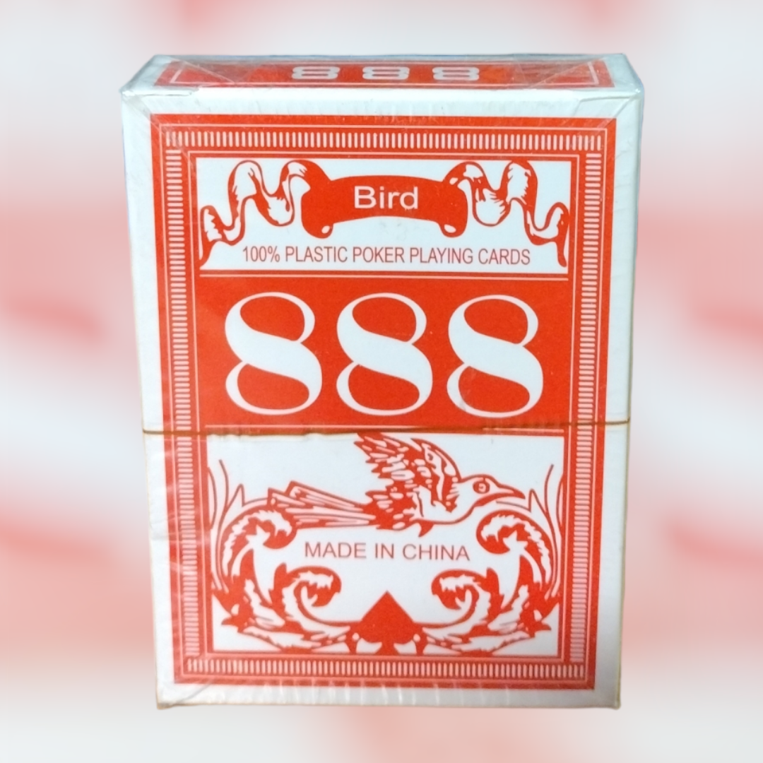 888 Bird - игральные карты с пластиковым покрытием