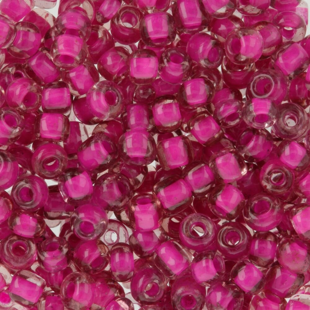 Бисер "Zlatka" GR 08/0 (0301-0324) 10 шт 10 г №0320 т. малиновый