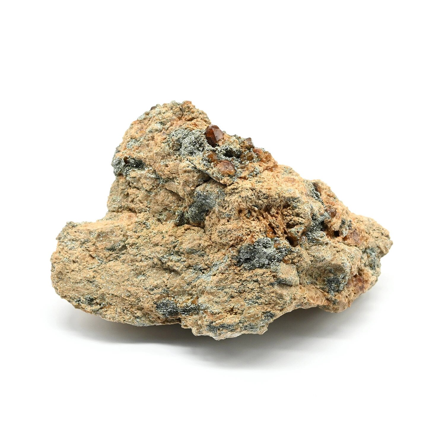 Кристаллы граната спесартина в породе 58*46*37мм, 97г .