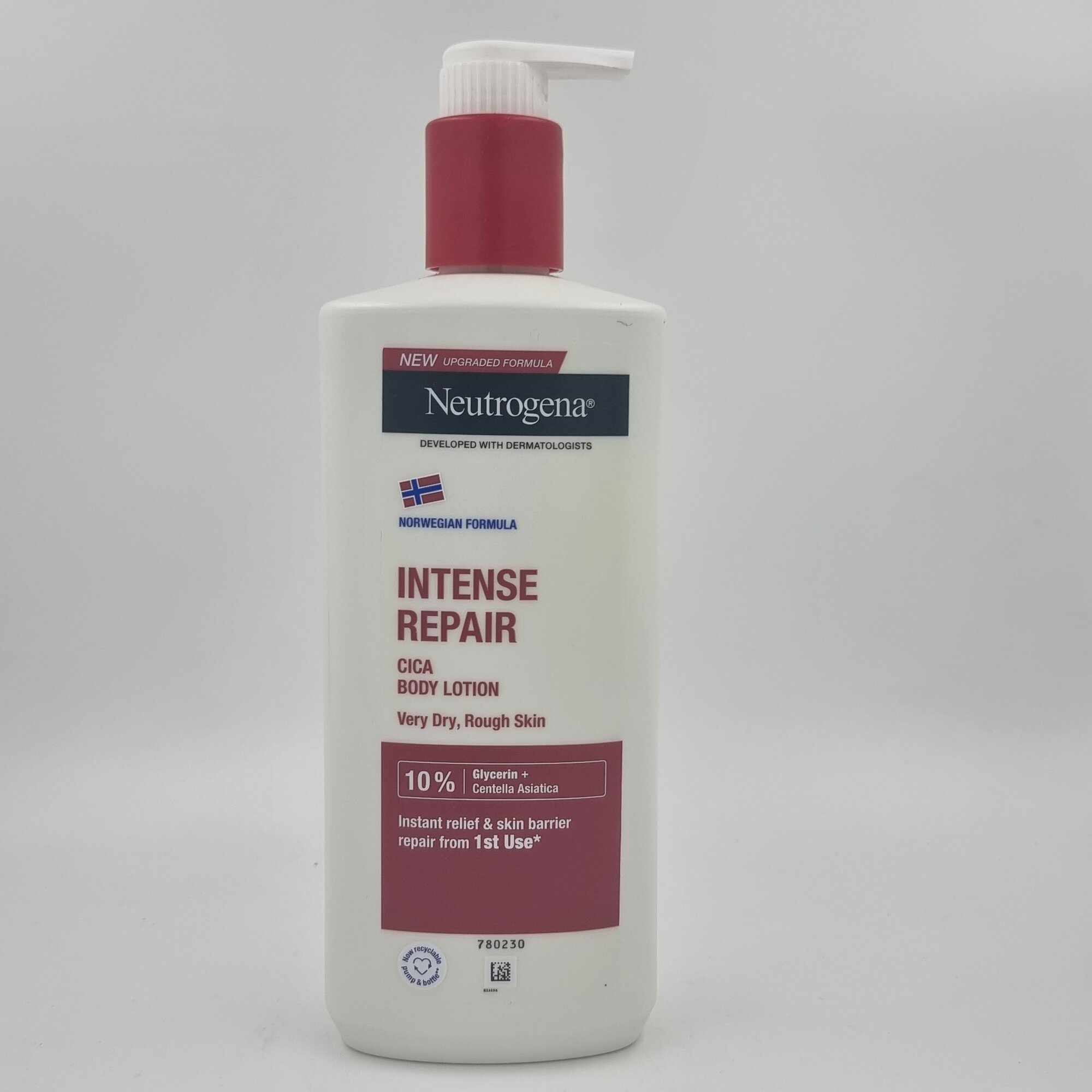NEUTROGENA Лосьон для тела Intense Repair CICA для очень сухой кожи 400 мл (Италия)