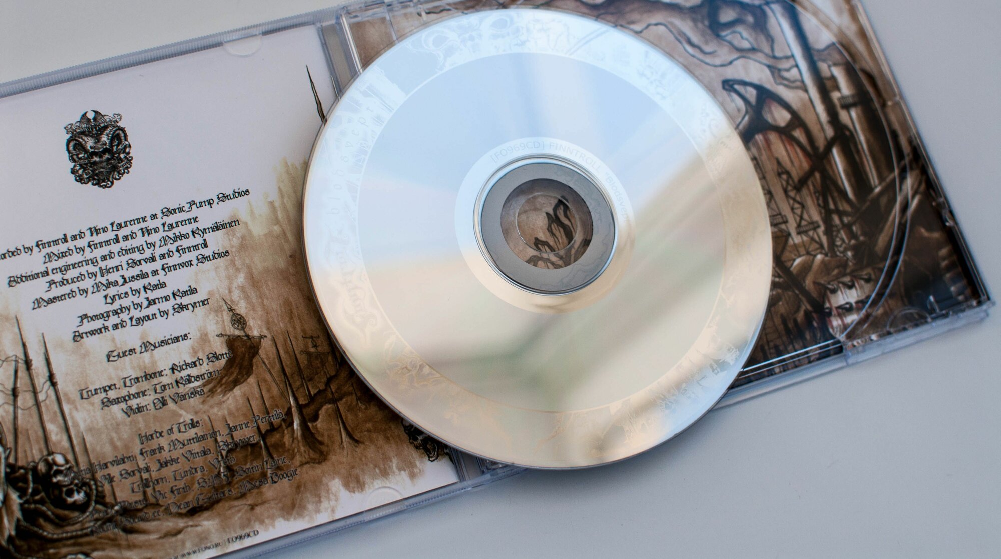 FINNTROLL - Blodsvept Аудио CD Лицензия — фото 1