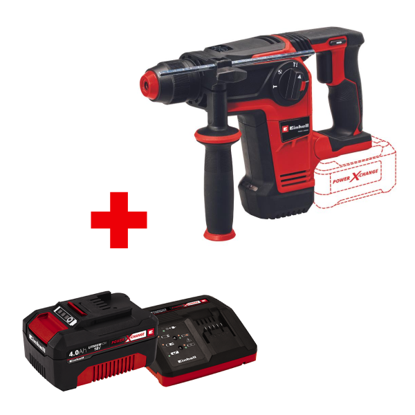 Аккумуляторный перфоратор TP-HD 18/26 LI BL - SOLO + Starter Kit 4.0 4514265SET4