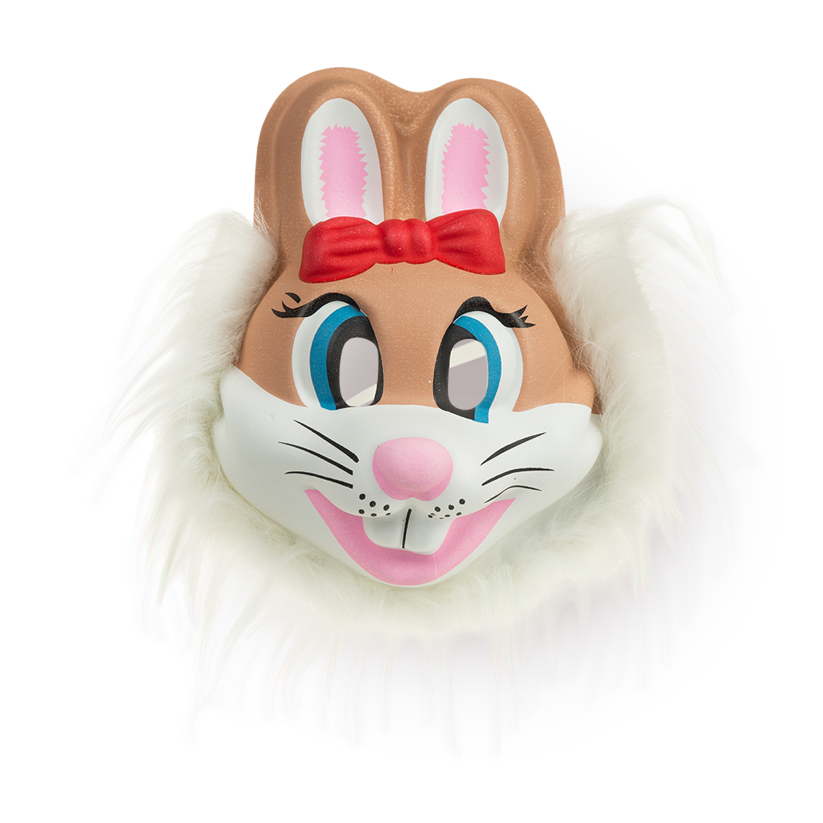 Маска для маскарада Magic Time "Заяц", женская, бежево-белая