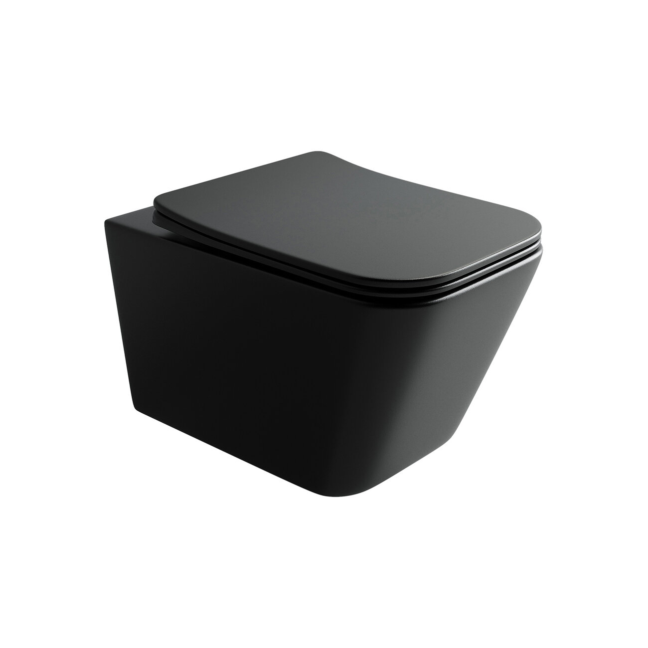 Унитаз подвесной Ceramicanova (Керамиканова) Metric CN3007MB Черный Матовый