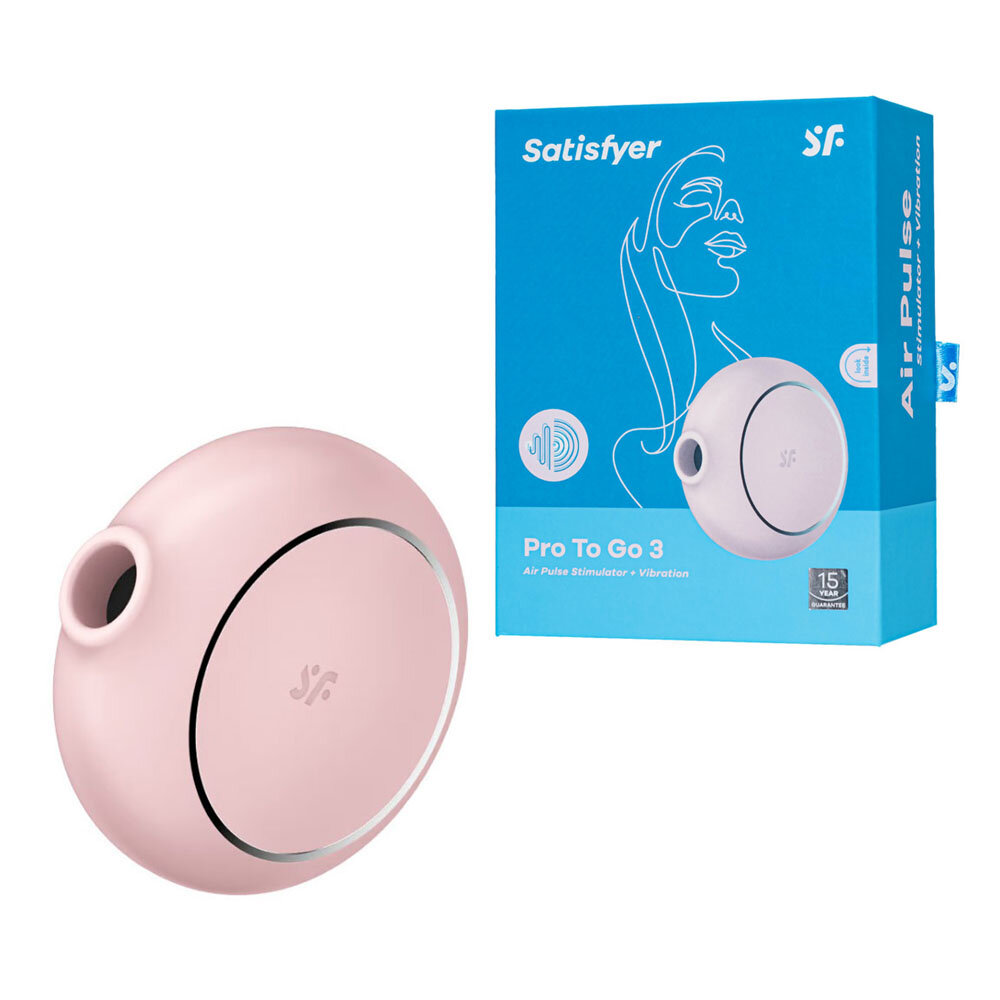 Вакуумно-волновой стимулятор «Satisfyer Pro To Go 3», розовый