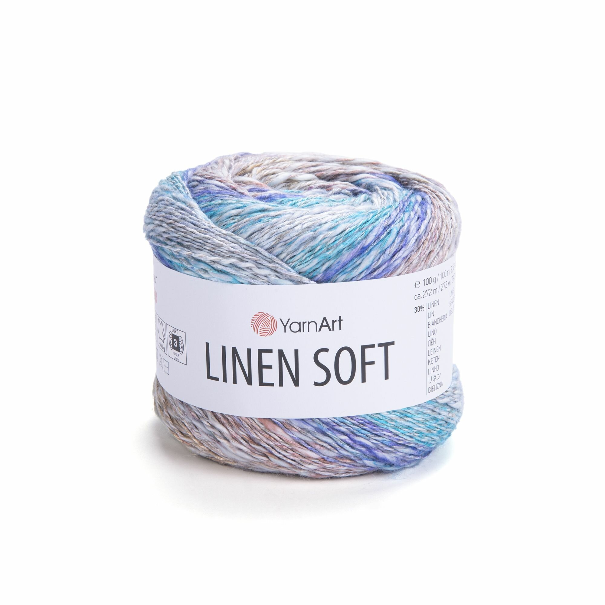 Пряжа YarnArt Linen Soft (4 шт)