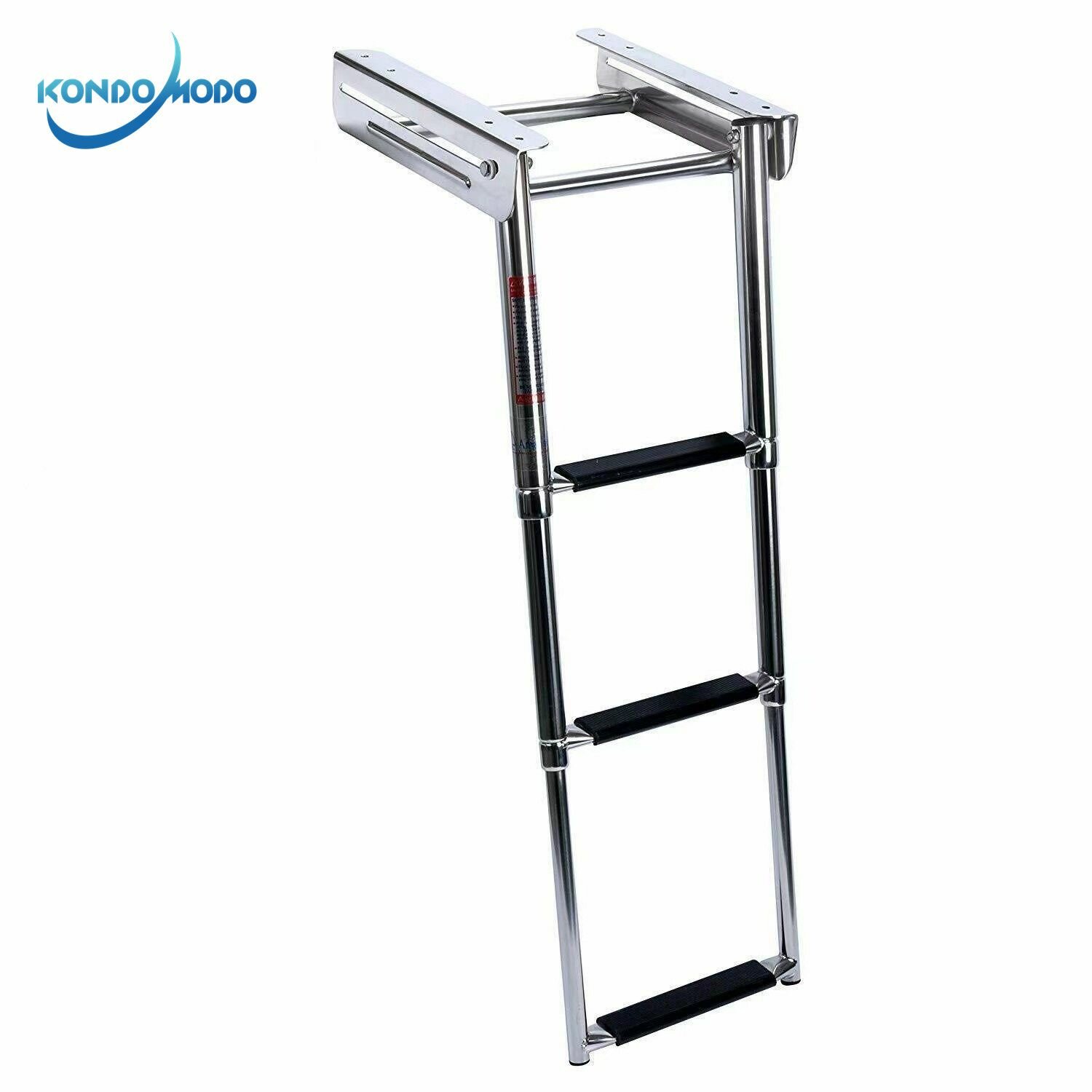 Трап телескопический выдвижной для катера/лодки, нержавеющая сталь, 3 ступени