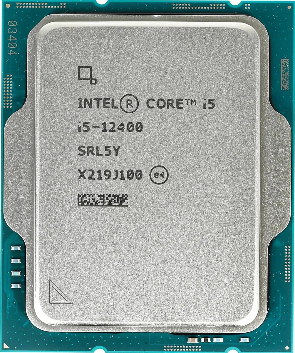Процессор Intel Core i5-12400 OEM, Alder Lake S1700 2.5G (CM8071504650608)