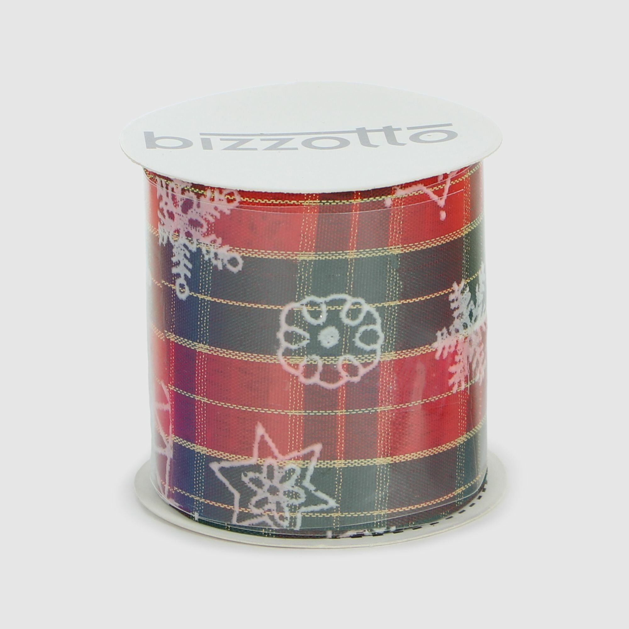 Лента упаковочная для подарков Bizzotto ny tartan 2,7 м