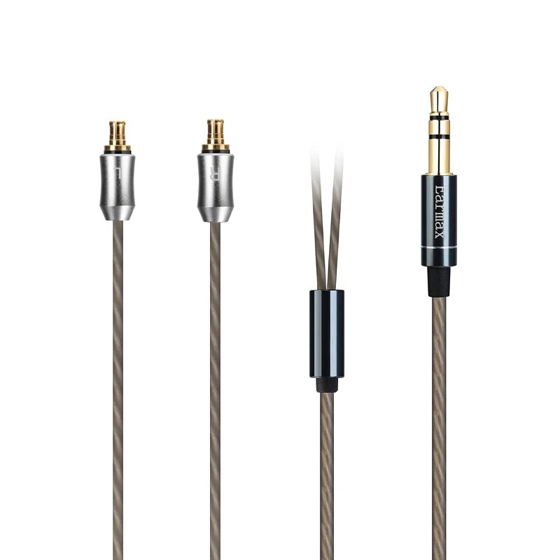 Для наушников Audio Technica ATH-LS50 LS200 LS300 LS400 E40 E50 E70 LS70 A2DC сменный стерео посеребренный кабель 3,5 мм