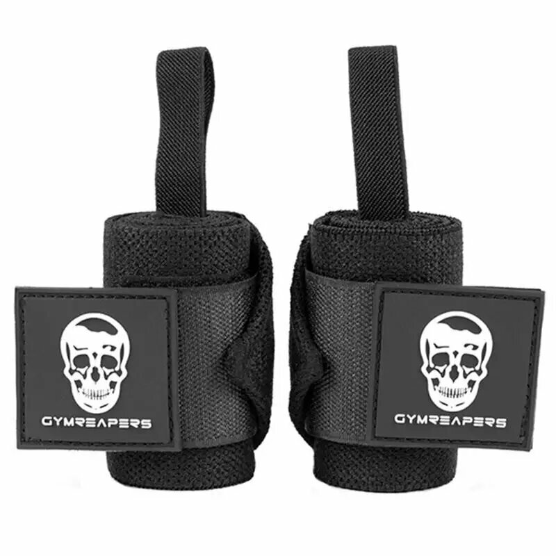 WHCMJP Эластичные Ремешки для Тяжелой Атлетики Черные Black
