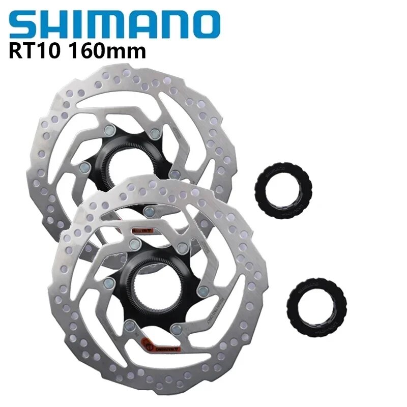 Shimano RT10 Ротор дисковый 160 мм, 2 шт, белый