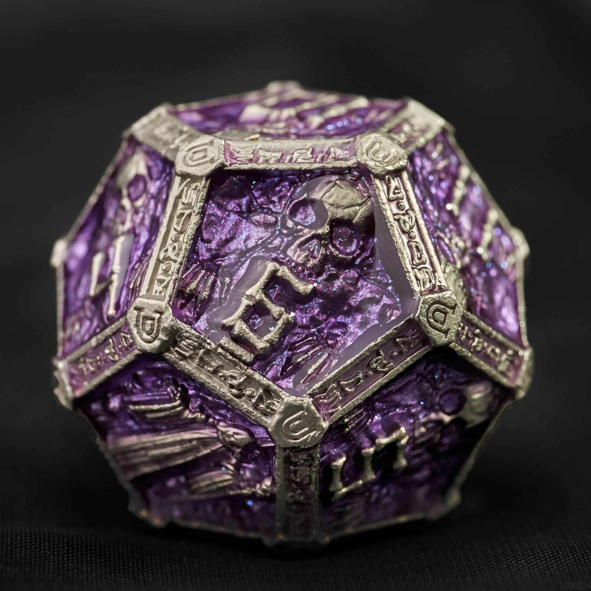 Набор кубиков для D&D (Dungeons and Dragons, ДнД), "Undead Dice", 7 шт,7, фиолетовый,1asku8b95f94a71d1 YZ