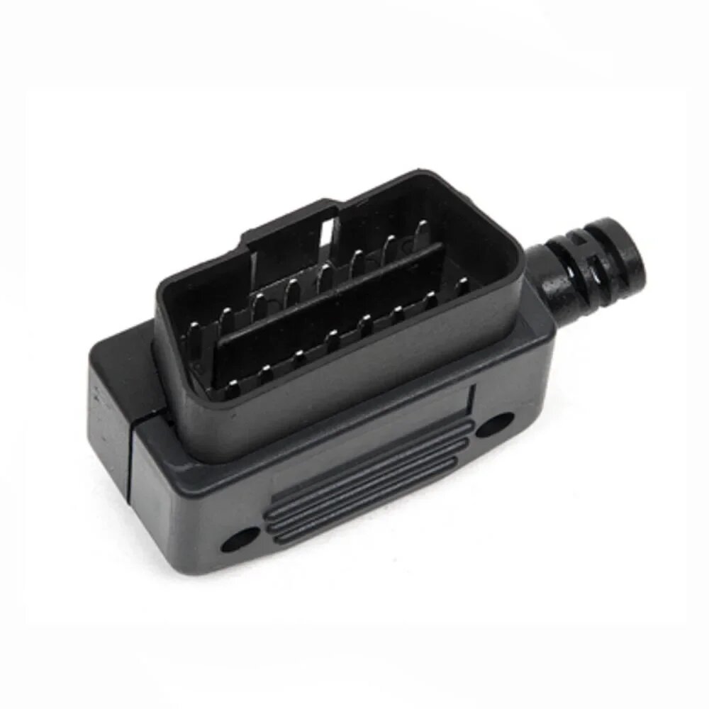 5 шт./партия, 16-контактный разъем OBD2 для OBD II белый
