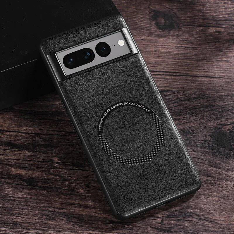 Для Google Pixel 7A 6A кожаная Беспроводная зарядка Магнитная фотомагнитная для Google Pixel 7 7Pro Magsafe Противоударная мягкая оболочка Fundas