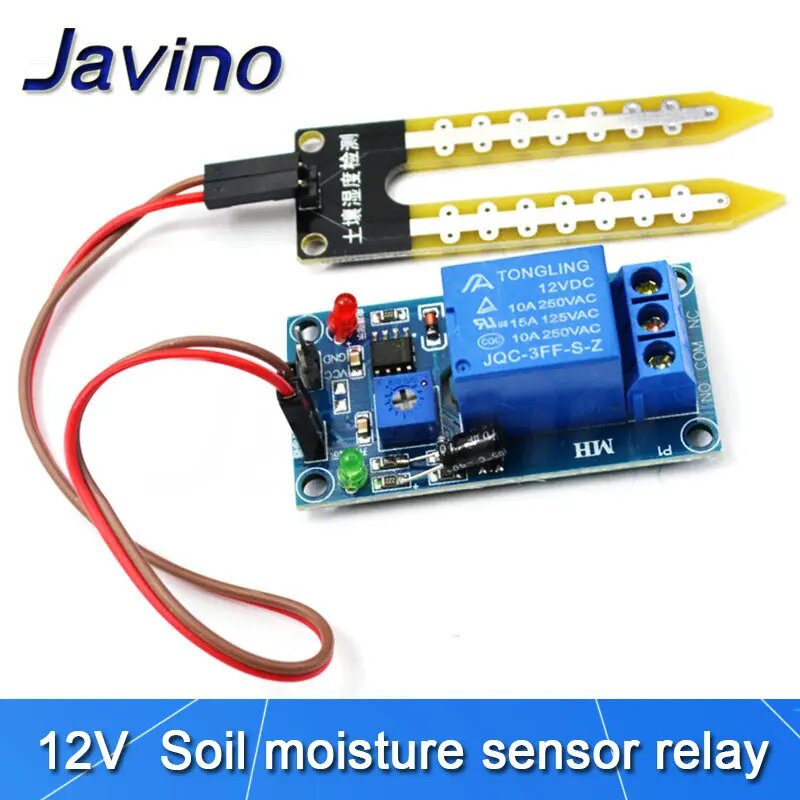 Javino 5V/12V датчик влажности почвы 1 Pcs, 12V