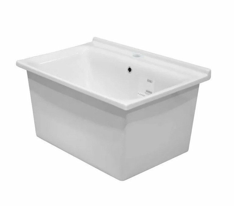 Хозяйственная раковина (60х60) Kerasan Aquadom 029401*1 белый, 1 отверстие