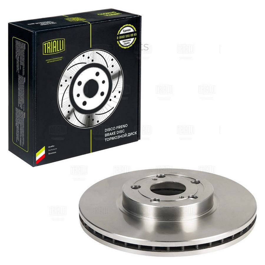 TRIALLI DF190131 диск торм. Для А/М TOYOTA AVENSIS (03-) перед. D=277 (DF 190131)
