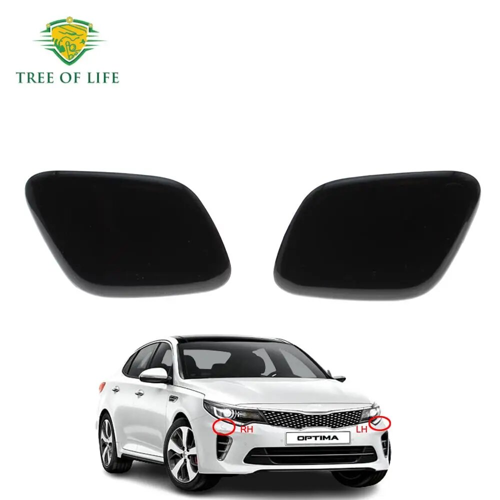 Для Kia Magentis Optima K5 2015 2016 2017 2018 2019 Новый левый/правый передний бампер, форсунка омывателя фар, крышка распылителя фар SET