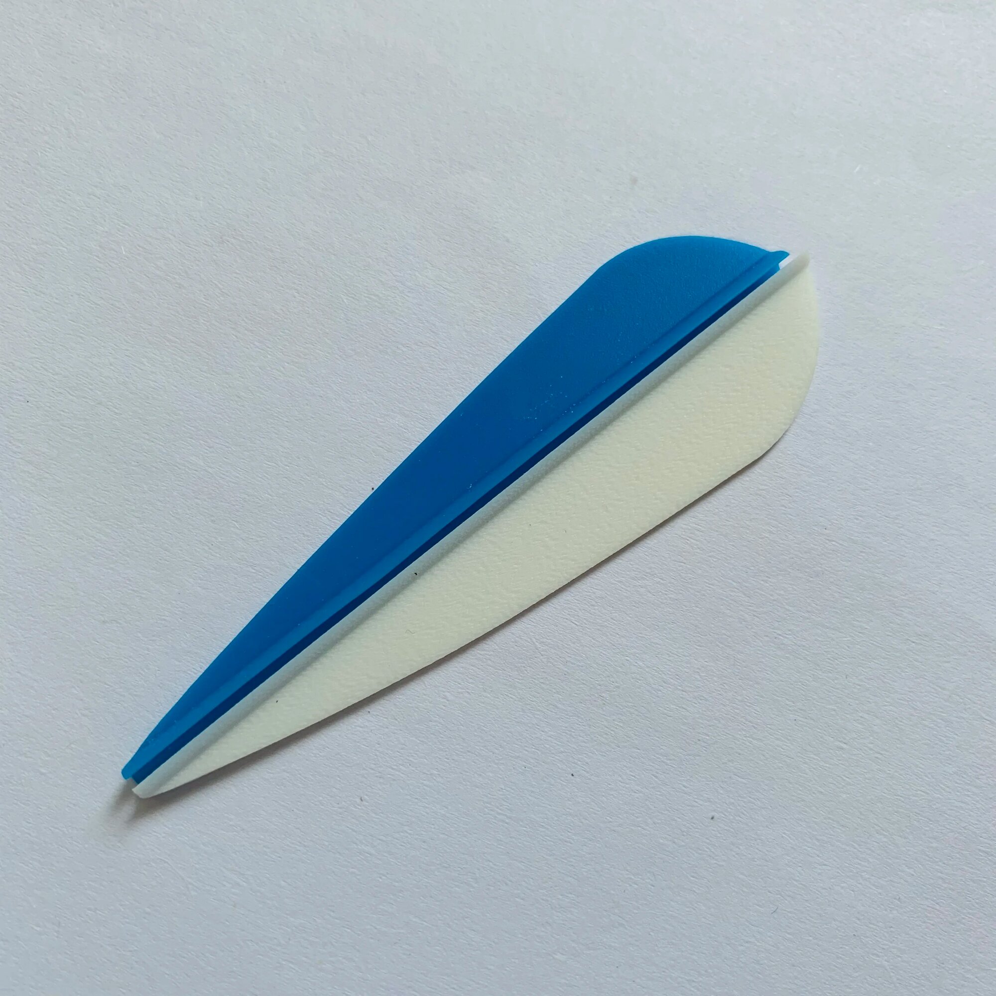 Перья для стрел, голубой, Color: 12White 24blue