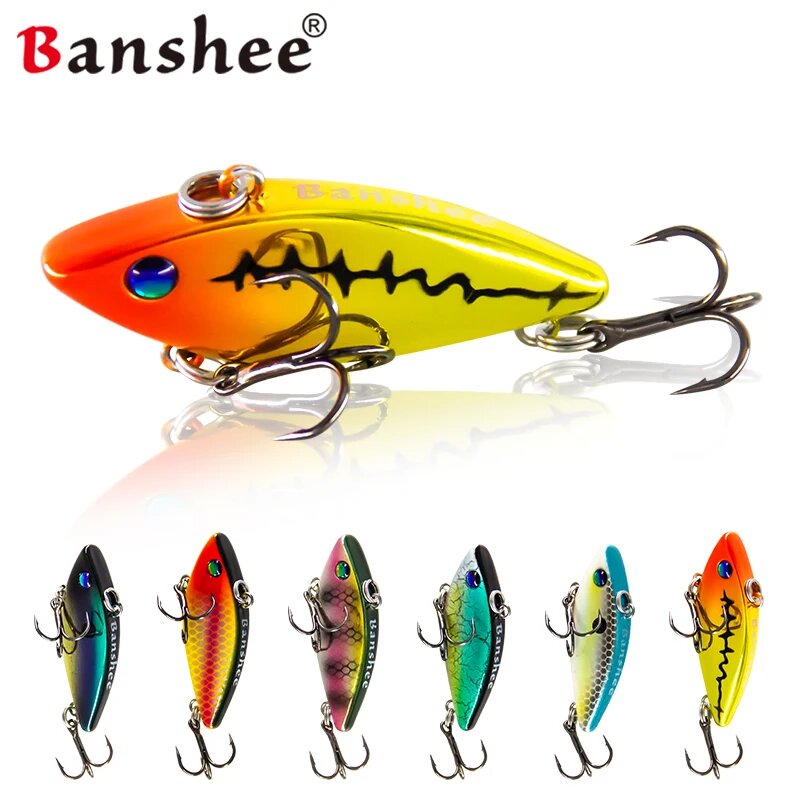 Banshee Vib Воблер Slim Fire, 40 мм, 4.8 г, красный — фото 1