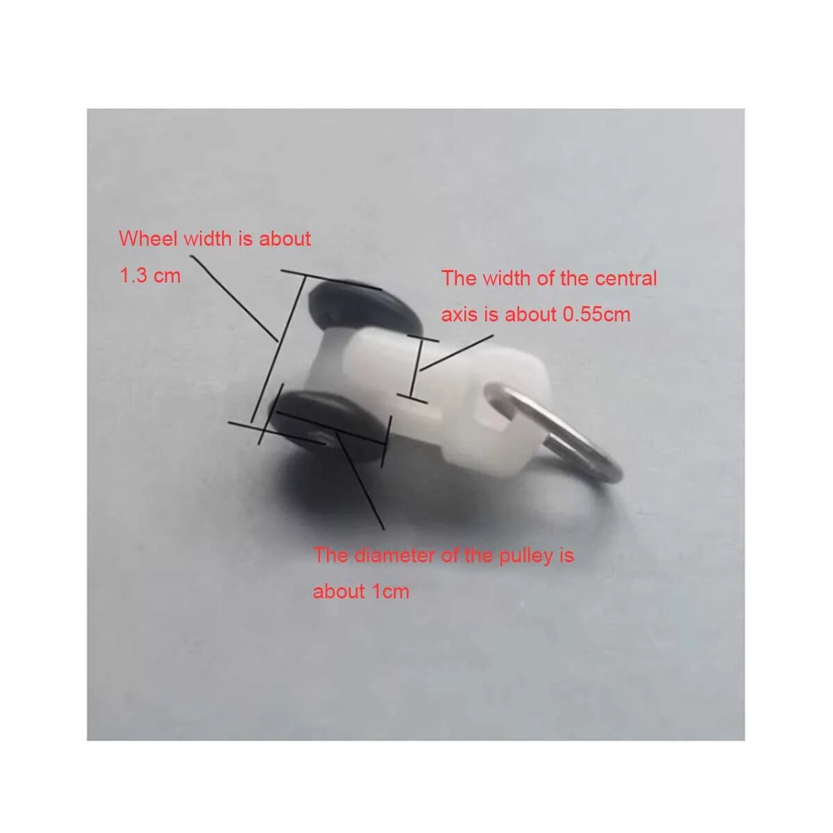 Пластиковые шкивы для карнизов 100pcs