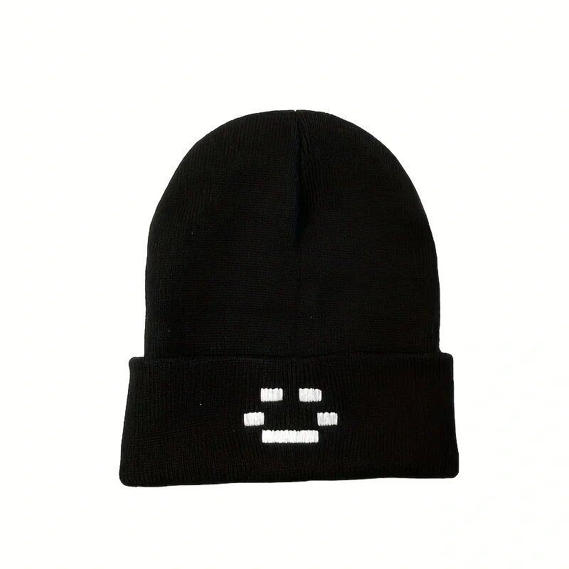Черная вязаная шапка Quackity Merch Las Nevadas C