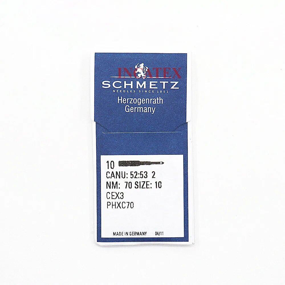 Швейные иглы Schmetz CEX3 PHXC70 Nm 70/10 80/12, Цвет: 90 (14)