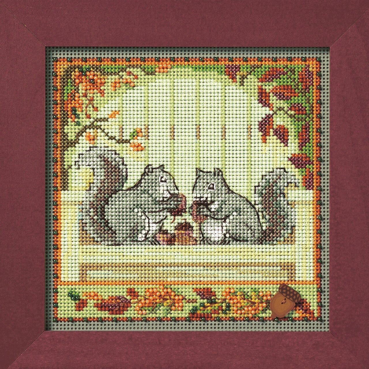 Набор для вышивания "Nutty Squirrels" / Mill Hill MH142422