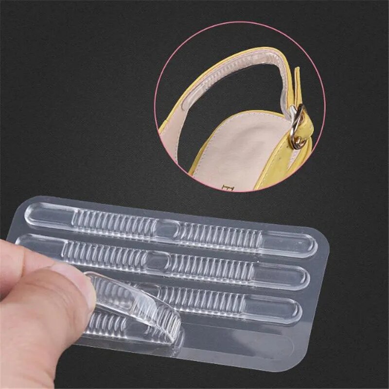 Силиконовые вставки для обуви, защита пятки, 1 SET