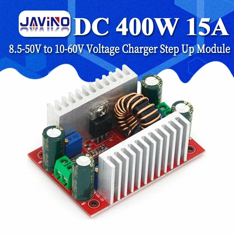 Liludin DC 400W 15A Повышающий модуль постоянного тока