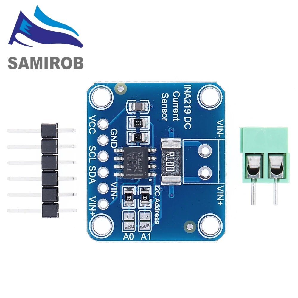 Модуль датчика тока INA219 SAMIROB, Цвет: 1PCS