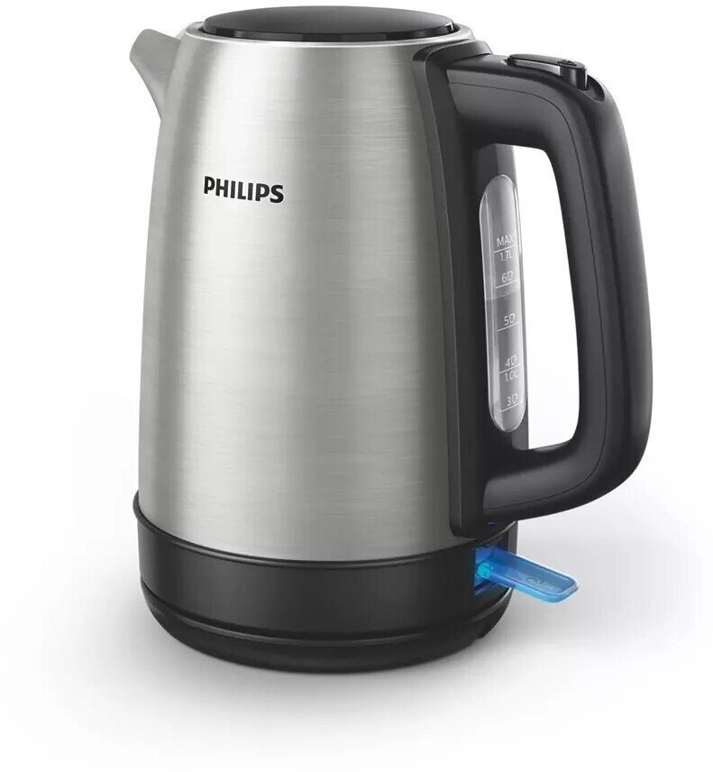 Philips Чайник PHILIPS HD9350/90 HD9318/00 , 1.7л, 2200Вт, серебристый/черный