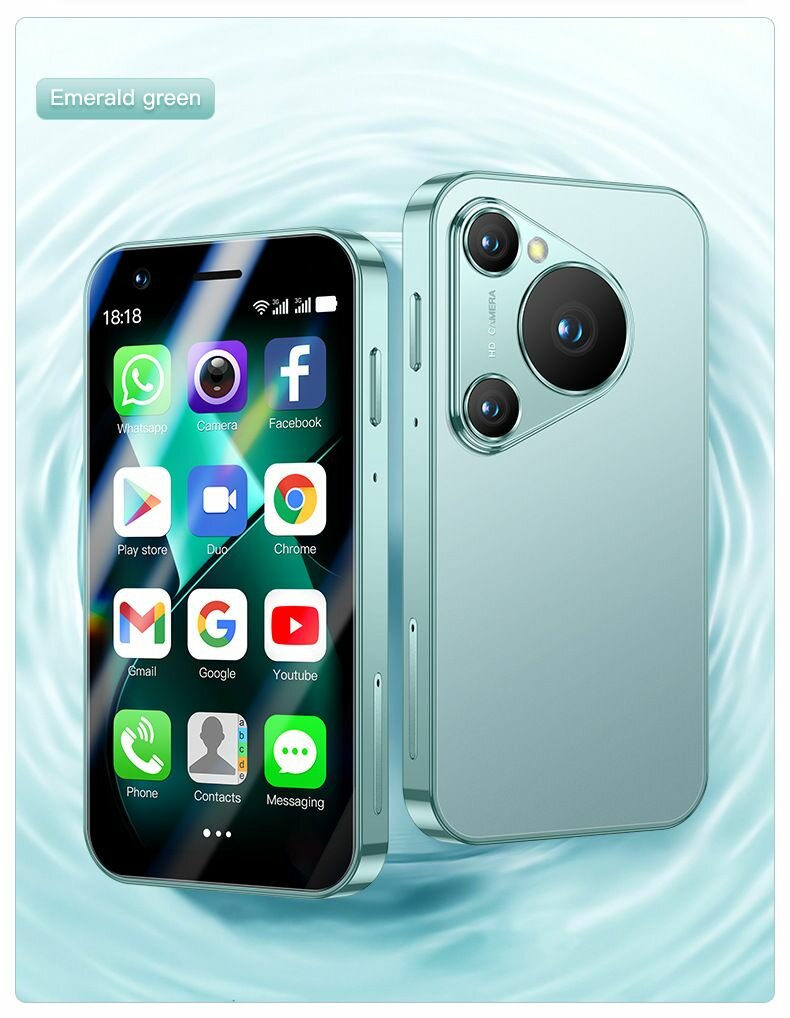 Мини-телефон Soyes P70PRO MAX 3G с экраном 3,0 дюйма, двумя SIM-картами, 1 ГБ/16 ГБ, Android-телефон
