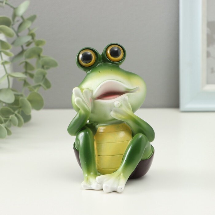 Фигурка полистоун TAKE IT EASY Лягушонок, 7×9.5×11.5 см