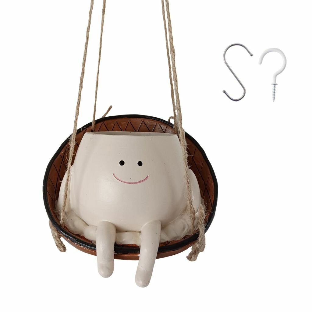 Кашпо "Лицо" для подвешивания