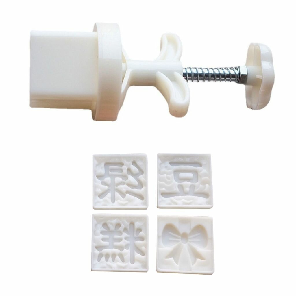 Форма для лунного пирога с цветами, формы для кроликов середины осени, пресс для десертов ручной работы, пресс для слоеного теста своими руками