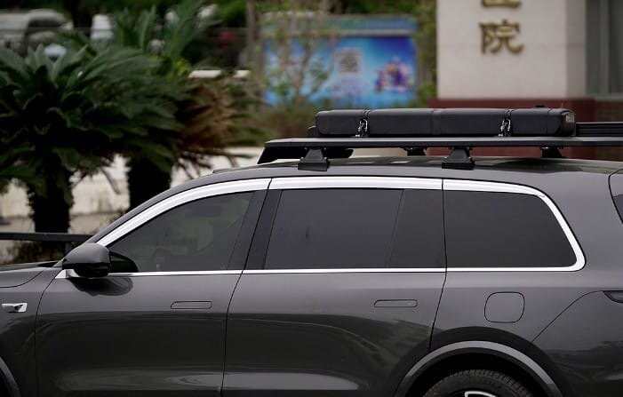 Li L9 2022г дефлекторы хромированные 6 штук Auto Clover