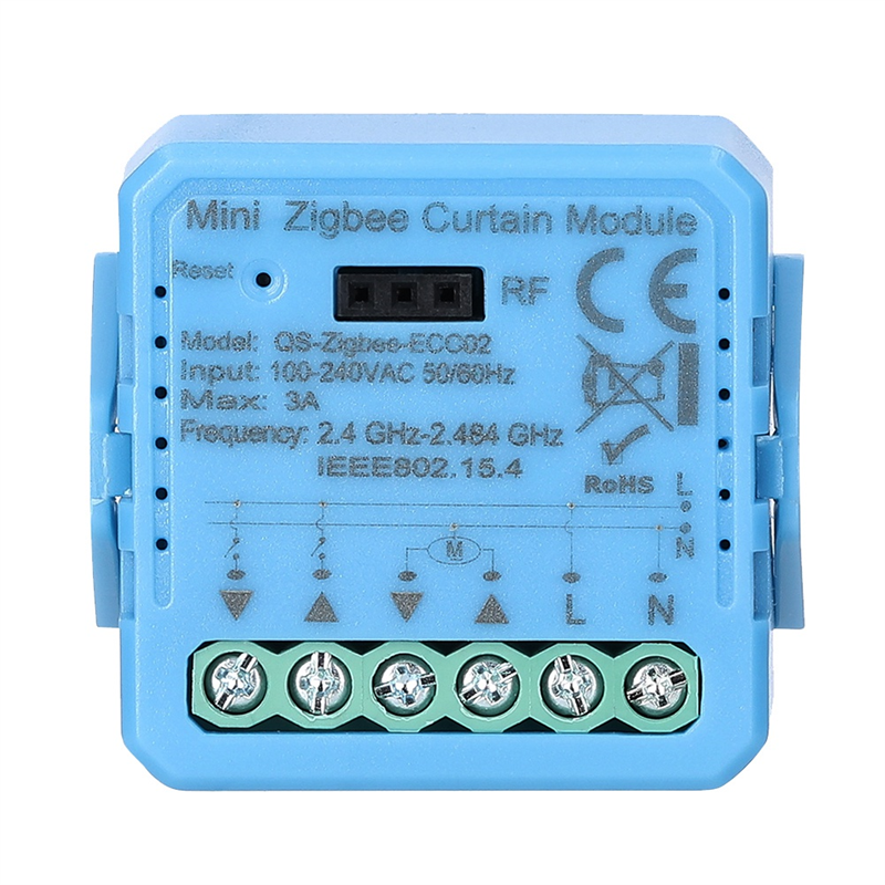 Модуль выключателя ZigBee Curtain Диммер Smart Life App Пульт дистанционного управления