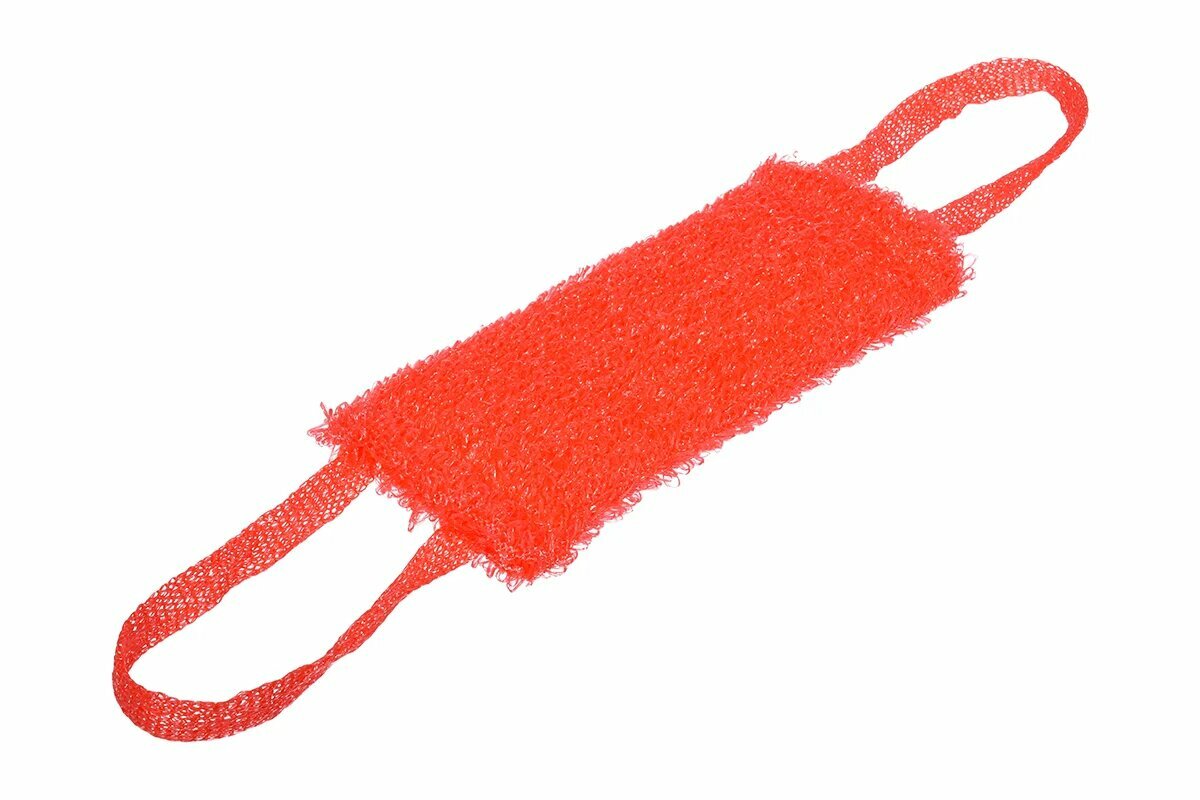 Банные Штучки мочалка из полипропилена лента 75x14 см с ручками для душа и тела