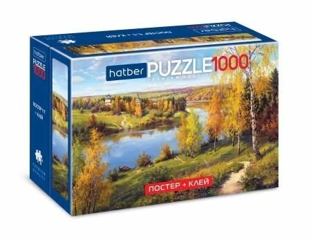Пазл 1000 деталей: Краски осени (Premium) (+постер и клей) 1000ПЗ2_31564