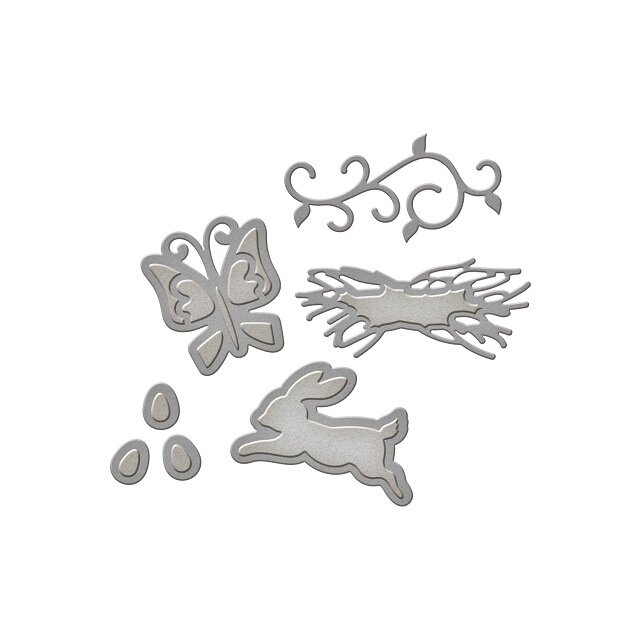Набор ножей для вырубки Spellbinders Shapeabilities, Die D-Lites "Весна"