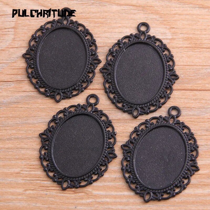 PULCHRITUDE овал кабошон основы для подвесок 6 шт.