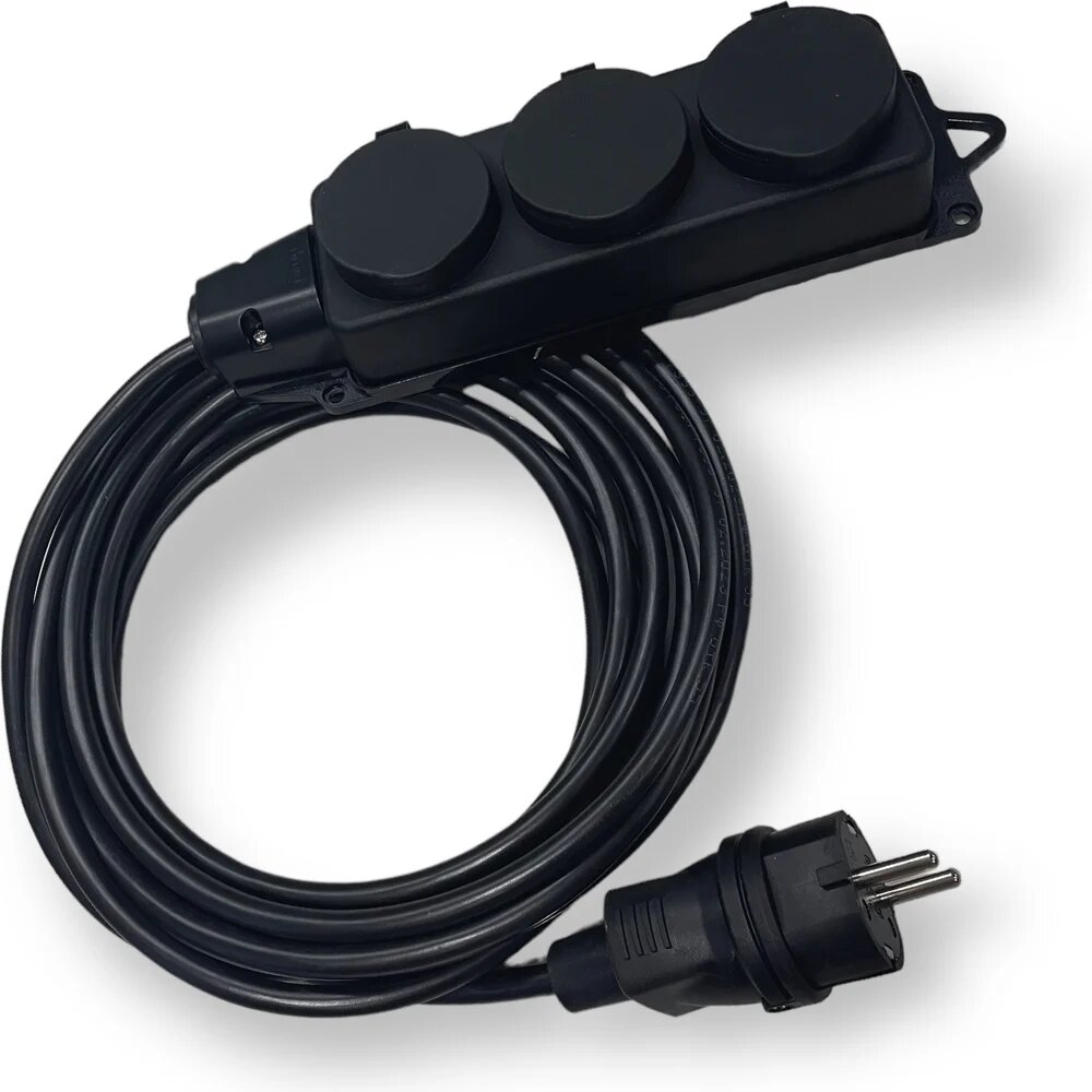 Удлинитель силовой iTOK тип SU, серии iCONNECT с заземлением, КГтп-ХЛ,5 мм, 3 гнезда, IP44, ГОСТ