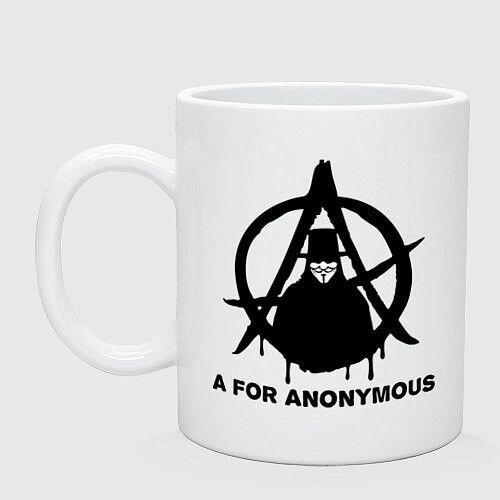A for Anonymous Керамическая кружка